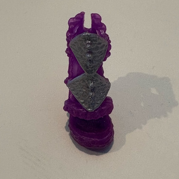 monster high | Toys | Monster High Purple And Silver Heel Right Foot ...